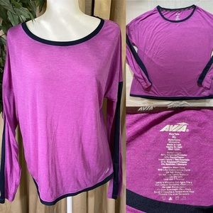 Avia | Tops | Avia Purple Workout Top Size Xl | Poshmark